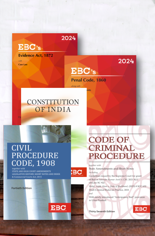 EBC's Core Bare Acts Collection (CPC, CrPC, IPC, Constitution and Evidence Act)